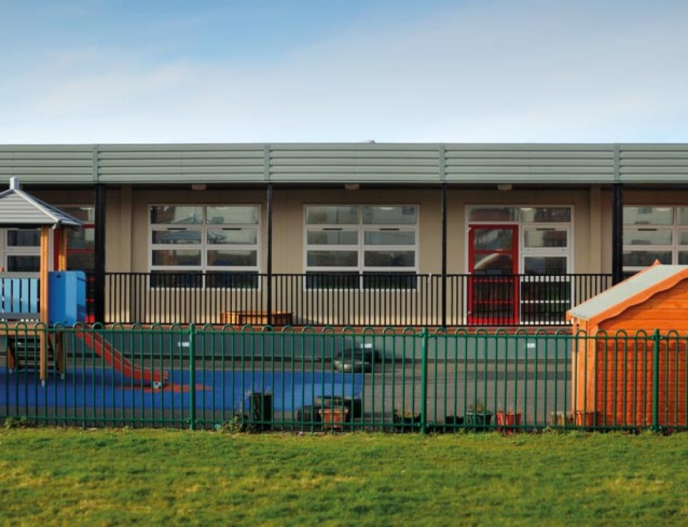 SEMH School Extension - L-Shaped Modular Classroom Block