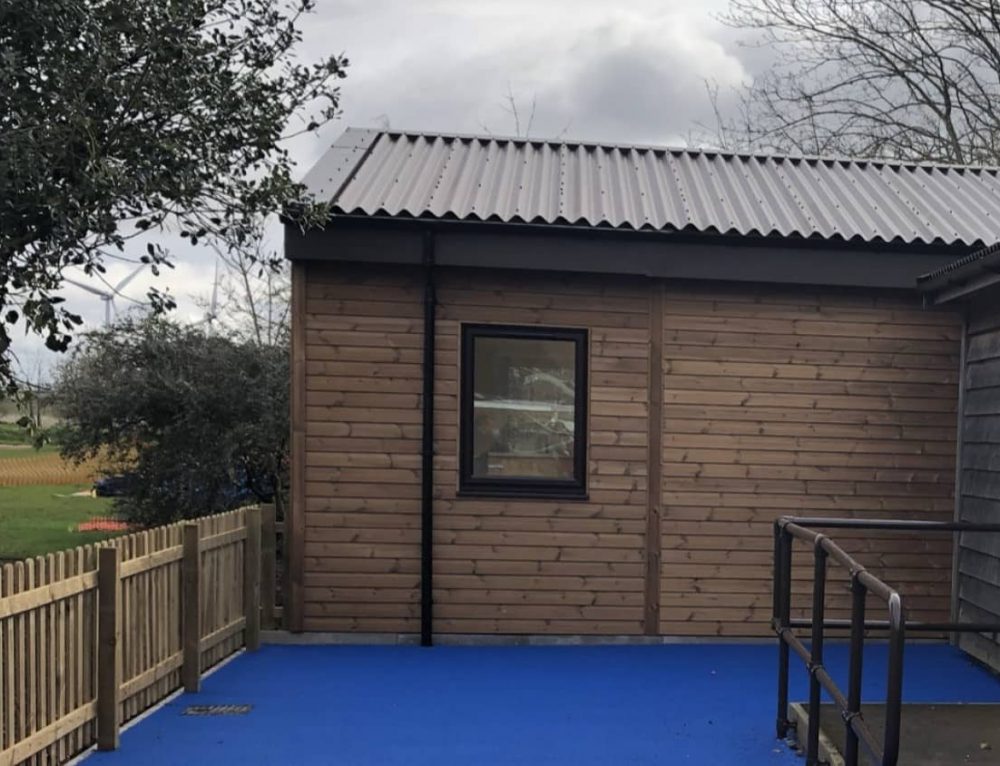Wood Clad Modular Building Classroom Block