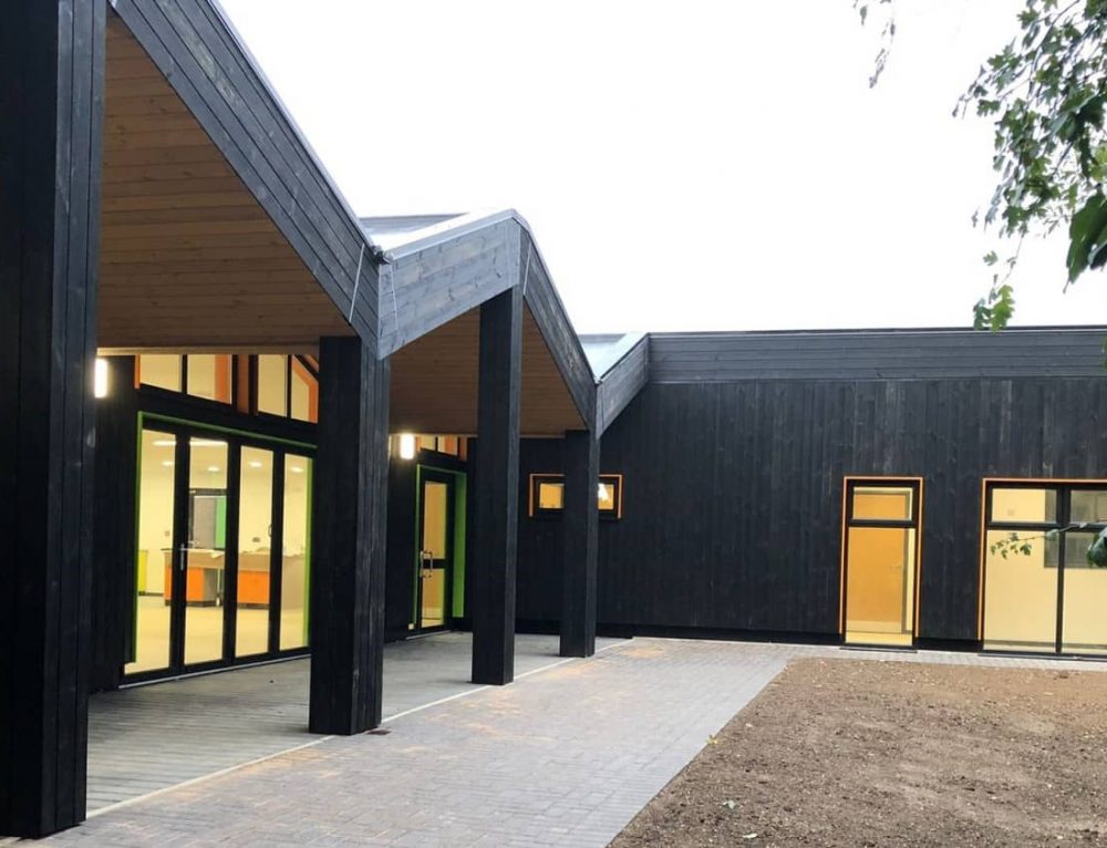 Wood Clad Modular Building Classroom Block